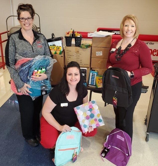 School Supply and Back Pack Donation | Joshua Dixon Elementary