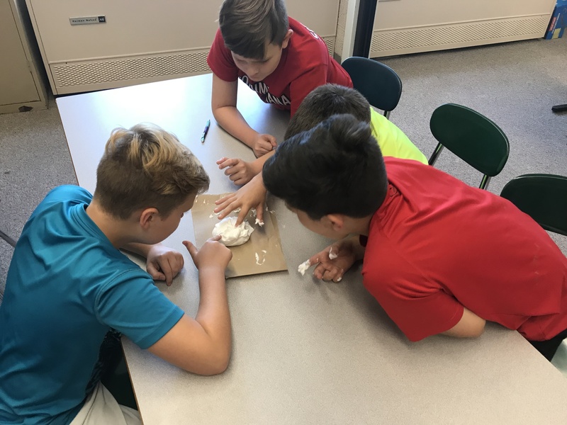Students explore states of matter with shaving cream | Columbiana ...